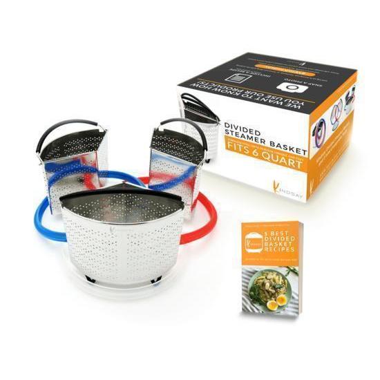 Instant Pot Divider Basket Set 6 Qt Pressure Cooker Steamer Inner ...