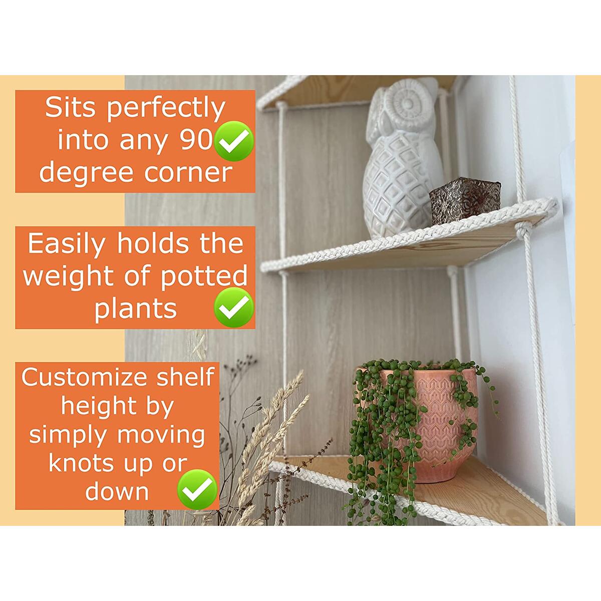Boho Corner Hanging Shelf Cashback Rebate - RebateKey