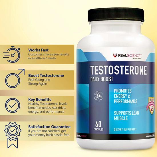 Daily Boost Free Testosterone Booster For Men Strongest All Natural ...
