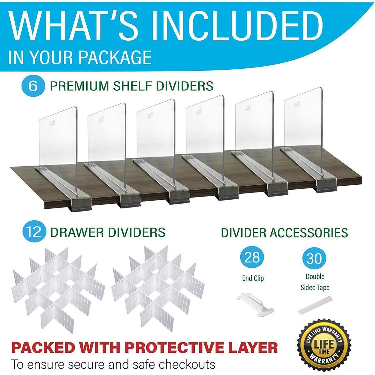 Closet Dividers For Shelves Cashback Rebate - RebateKey