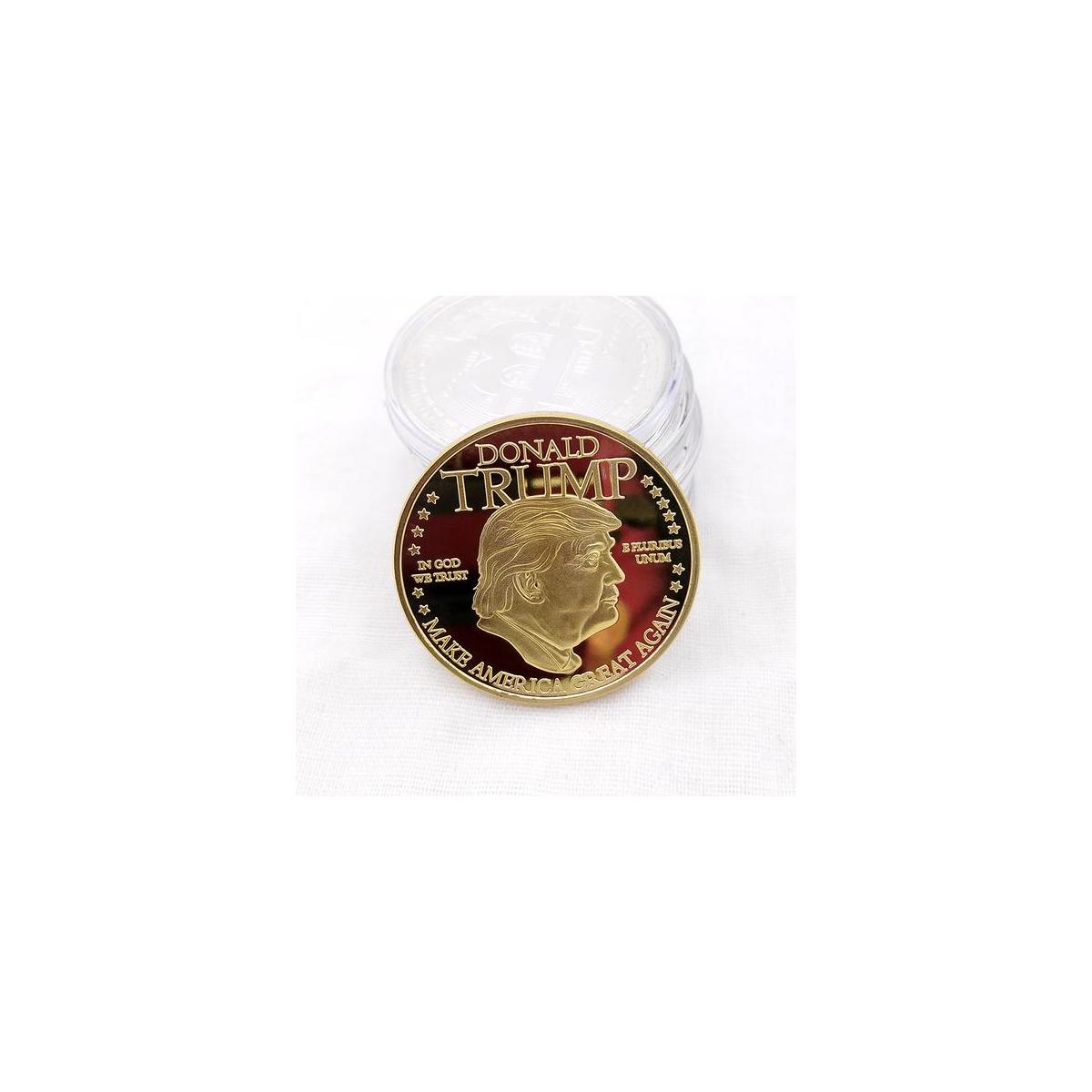 Donald Trump 24k Gold Plated Presidential Collectable Coin,Make America ...