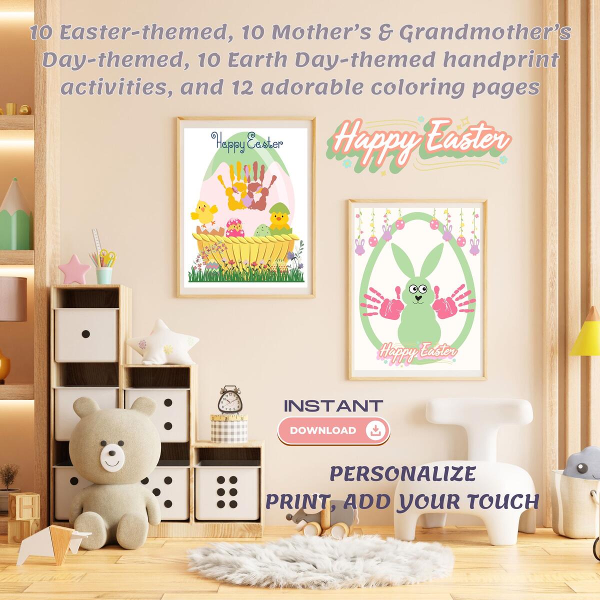 handprint coloring pages