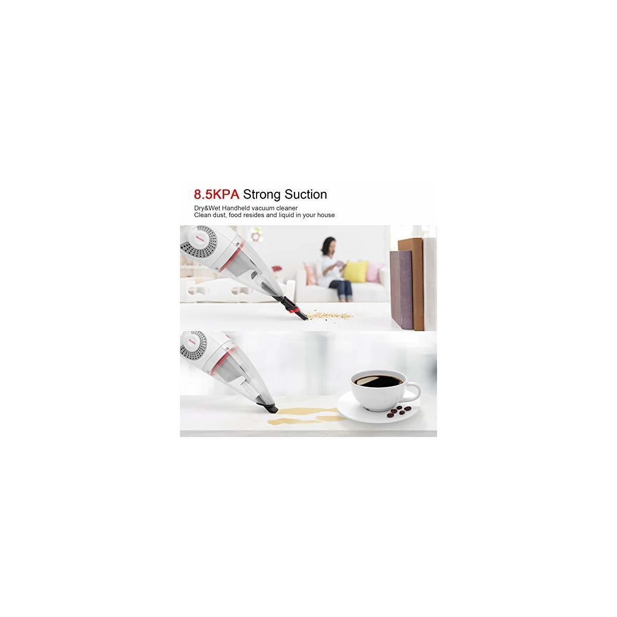 GeeMo Handheld Vacuum Cleaner 8500Pa Powerful Cyclonic Suction ...