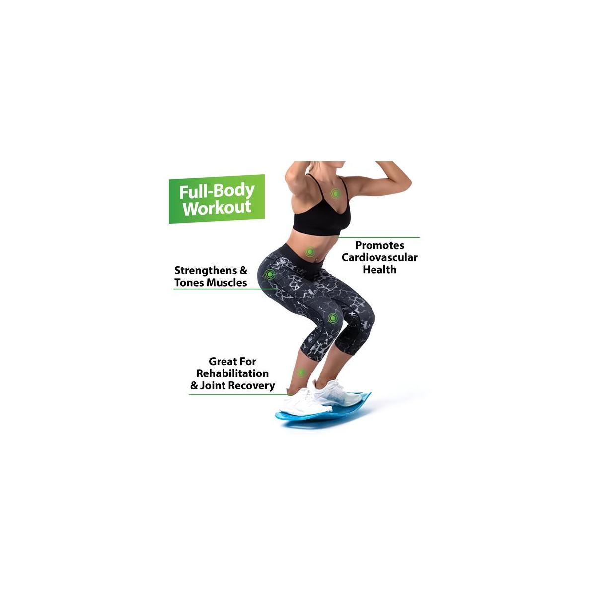 Swivel Board Comes With 2 Detachable Resistance Bands For Cashback ...