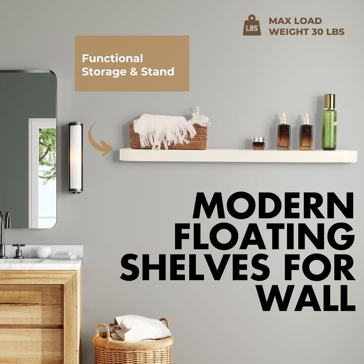 TIMBERLY Floating Shelves For Rebate - RebateKey