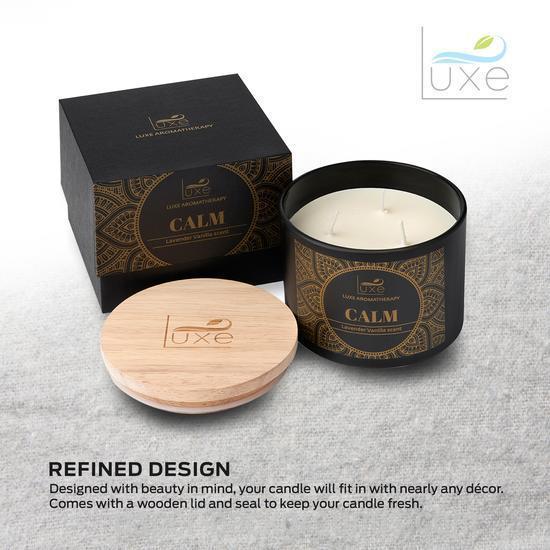 Luxe Aromatherapy Sensei 3 Wick Scented Candle Candela Aroma Rebates ...